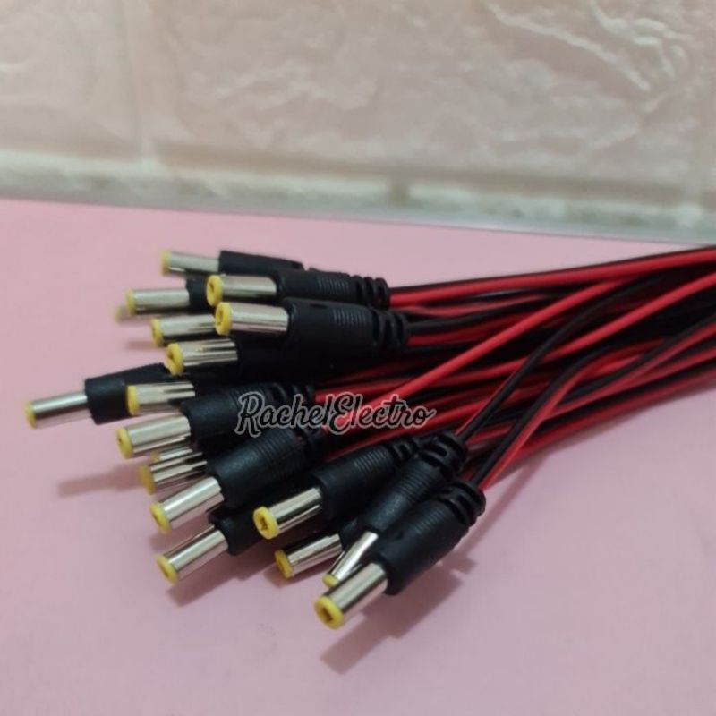 Jual HARGA SATUAN Kabel Jack DC Male Kabel Jek Cowo Kabel DC Male Kabel ...