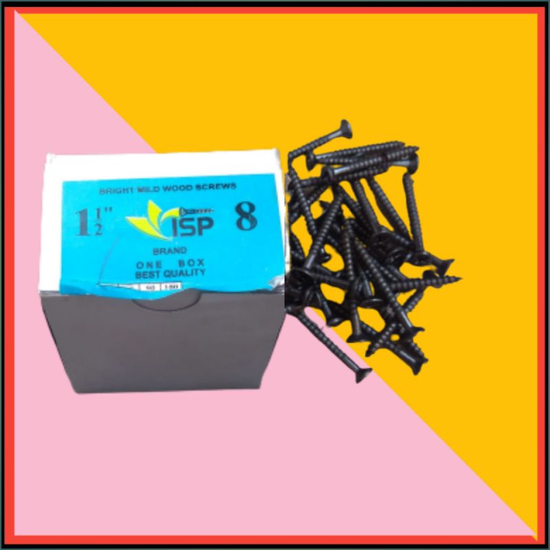 Jual SEKRUP 4CM 1 1/2 x8 SKRUP KAYU SCREW | Shopee Indonesia