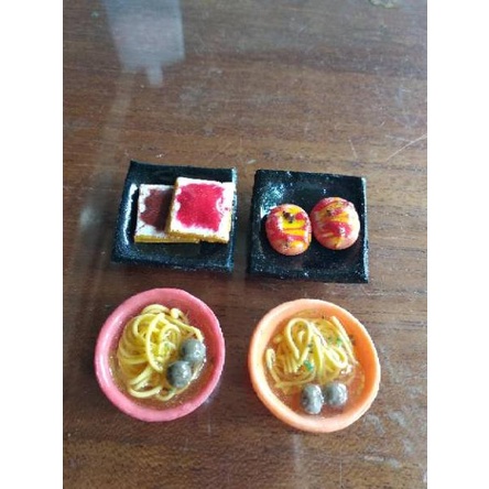 Jual [Sks31au22ᵀ] Miniatur Makanan Barbie, Makanan Piring | Shopee ...
