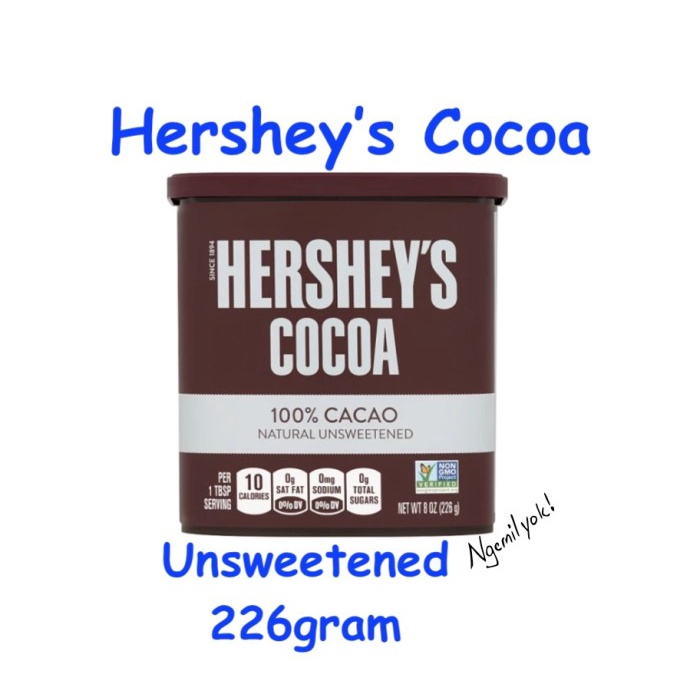 Jual Hershey's Hershey Cocoa Powder - Unsweetened | Shopee Indonesia