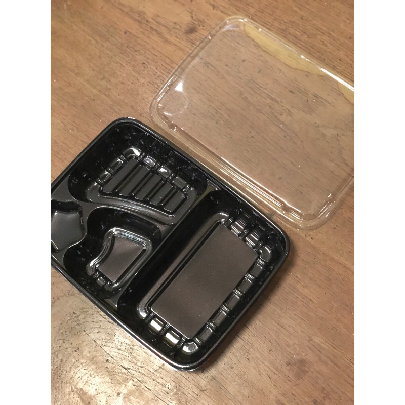 Jual Box Bento 4 Sekat / Box Bento Hitam / Kotak Nasi / Bento Lunch Box ...