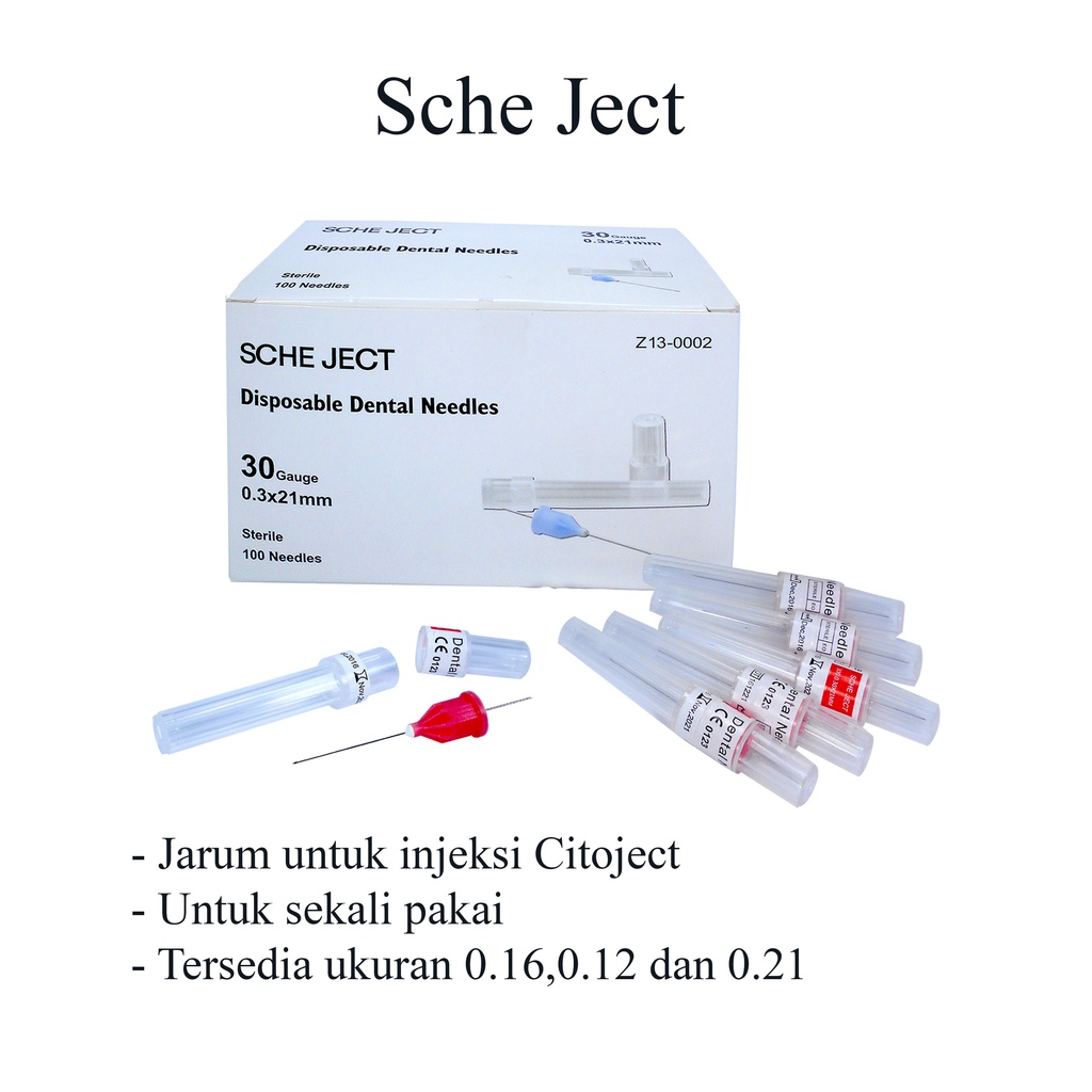 Jual JARUM SCHEJECT 30G X 12, 16, 21 MM | Shopee Indonesia