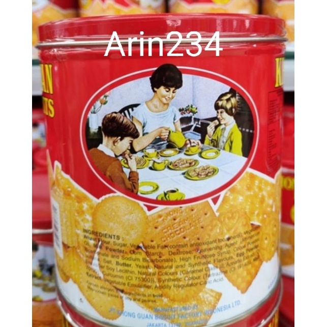 Jual Khong Guan Red Mini Assorted Kaleng 650g | Shopee Indonesia