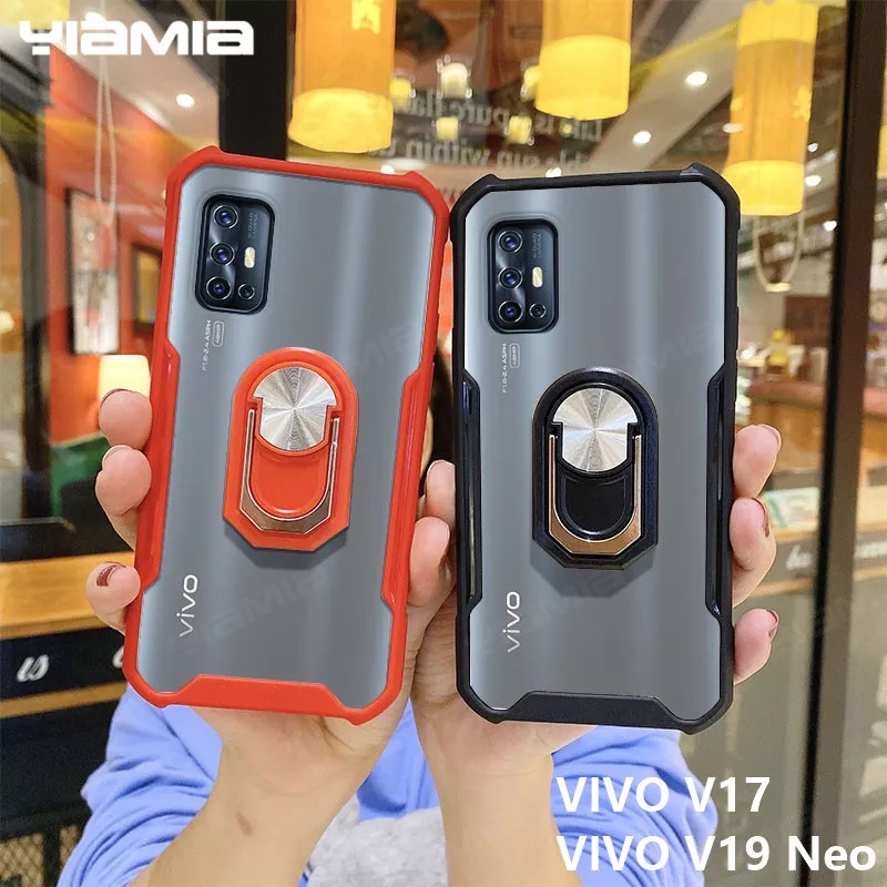 Jual Case Vivo V19 V20 V20 SE V21 XUNDD i-Ring Crystal Standing Transparan CLEAR Armor | Shopee ...