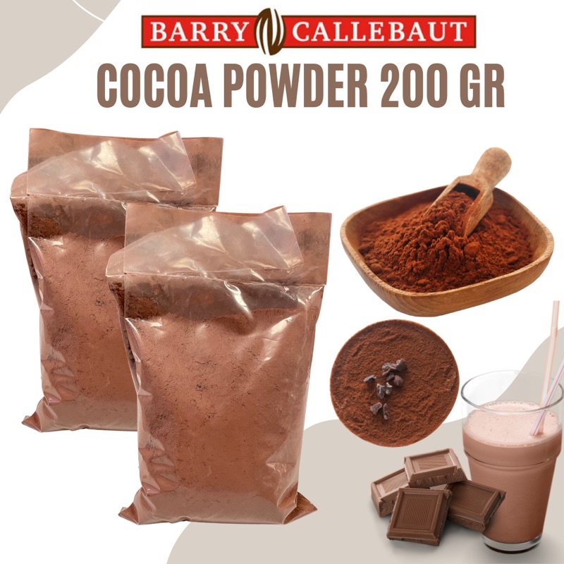 Jual Cocoa Powder Barry Callebaut 200 GR / Cocoa Powder / Coklat Bubuk ...