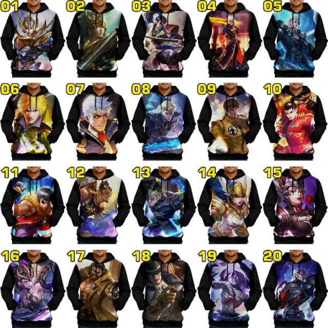 Jual Jaket 3d Game MOBILE LEGENDS BEST SELLER-PAKAIAN PRIA DAN WANITA ...