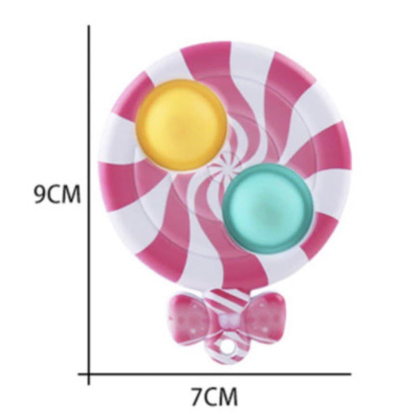 Jual Simple Dimple Dimpel Karakter Avocado Alpukat Cone Lollipop Mainan ...