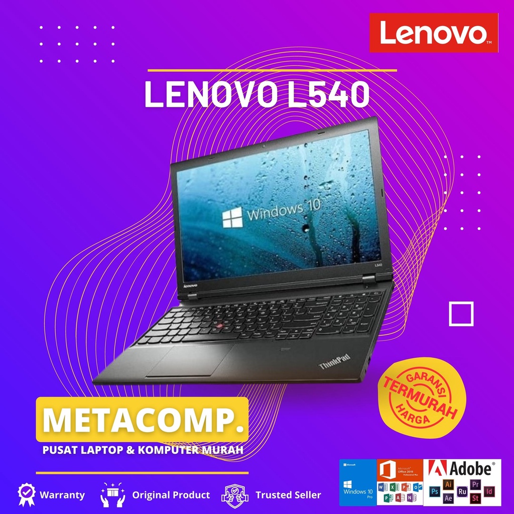 Jual Lenovo ThinkPad L540 i5 4th ram 4GB HDD 500GB | Shopee Indonesia