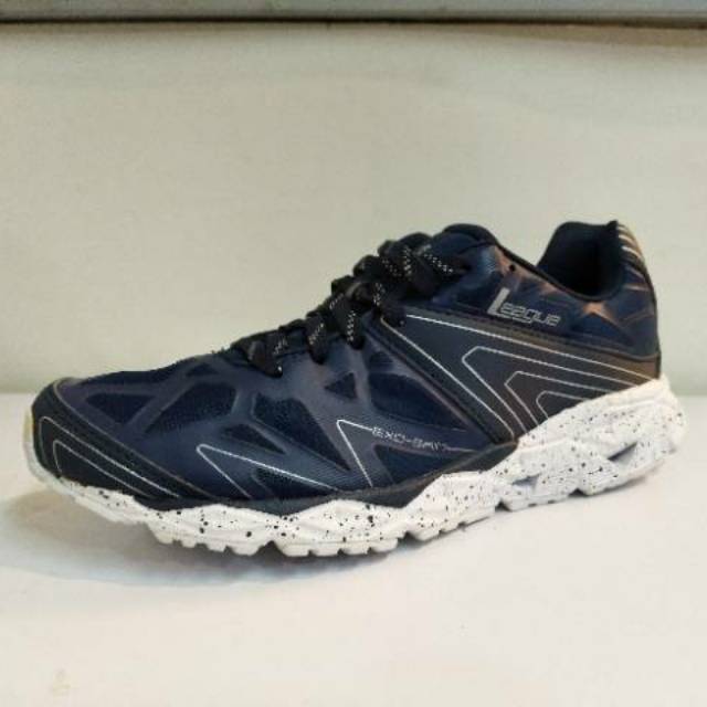 Jual Sepatu League Navy Ghost Runner M Running Shoes Cowo Cewe Original ...
