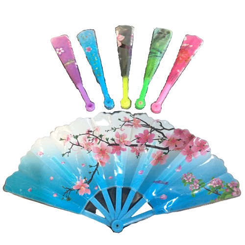 Jual KIPAS GAGANG 7 TANGKAI / KIPAS GAGANG MOTIF BUNGA / KIPAS GAGANG 7 ...