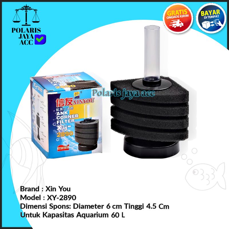Jual BIOFOAM SPONGE BUSA MEDIA FILTER AQUARIUM XIN YOU XY 2890 XY2890 | Shopee Indonesia