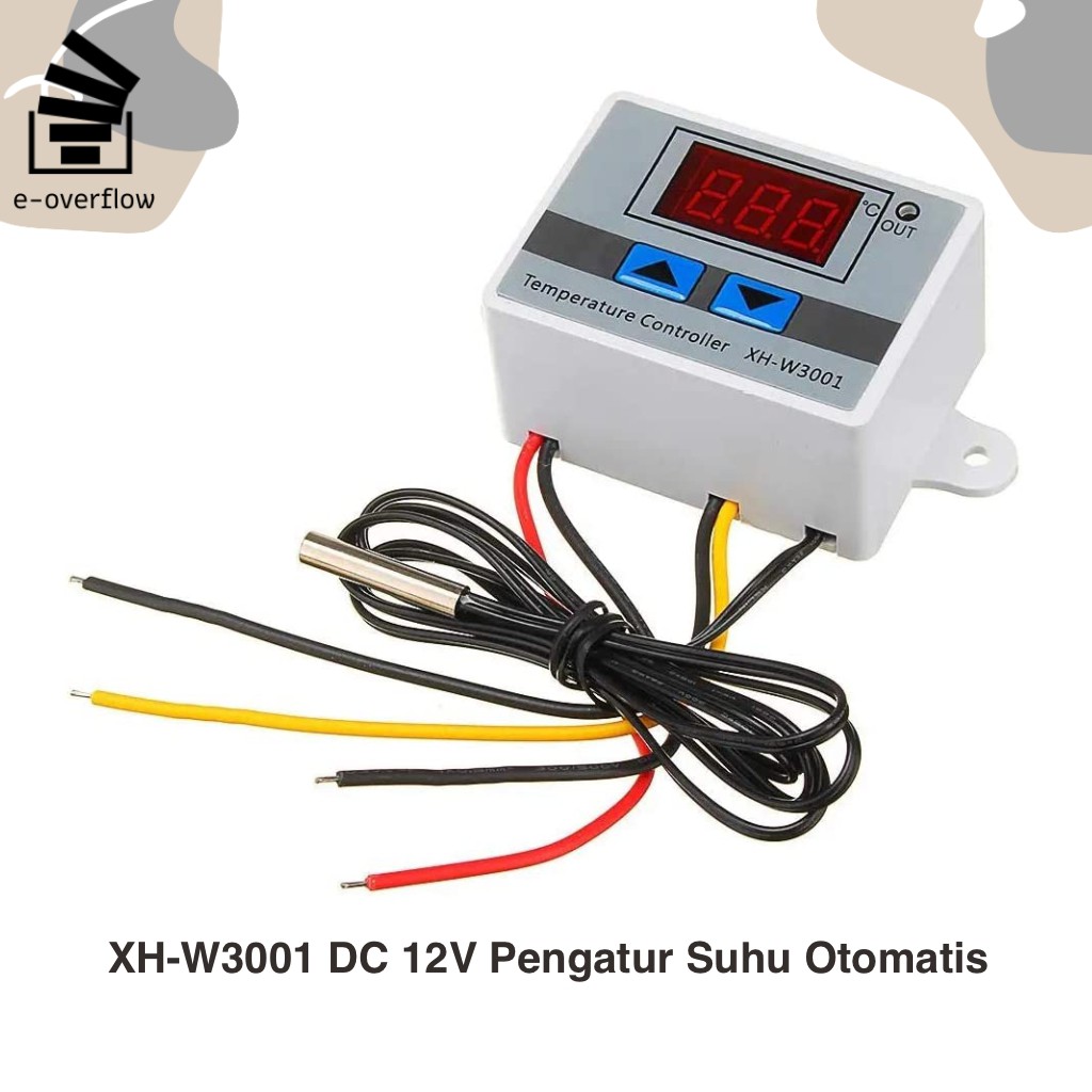 Jual XH-W3001 Temperature Controller Digital LED DC 12V Thermometer ...