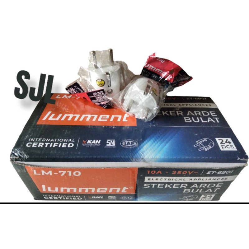 Jual Steker Arde Bulat Lumment ST6801 SNI /Colokan Putih Bulat Arde ...