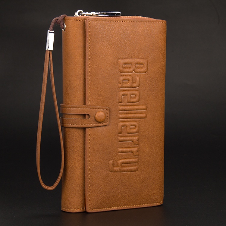 Jual BAELLERRY S1393 Dompet Pria Wanita Panjang Bahan Kulit PU Leather ...