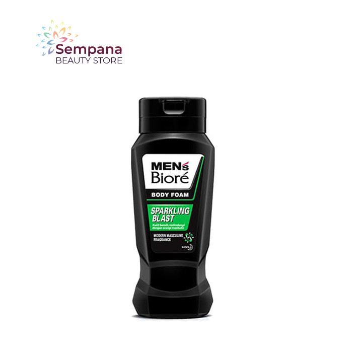 Jual Biore Mens Body Foam Sparkling Blast Bottle 100ml | Shopee Indonesia