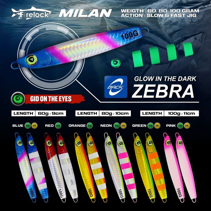 Jual metal jig 100 gram umpan laut jiging jigging malam dan siang hari | Shopee Indonesia