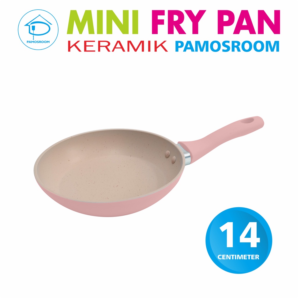 Jual Clearance Sale Pamosroom Frypan Mini 14cm Mini Wok Pan Teflon ...