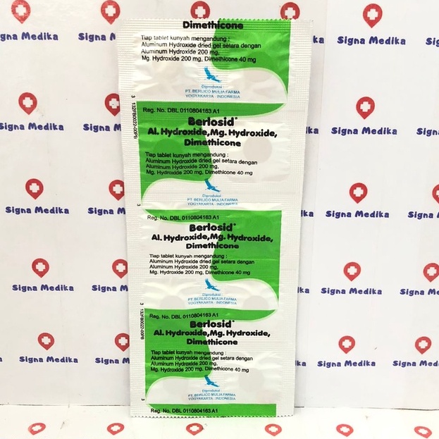 Jual Berlosid Strip Isi 10 Tablet - Obat Sakit Maag | Shopee Indonesia