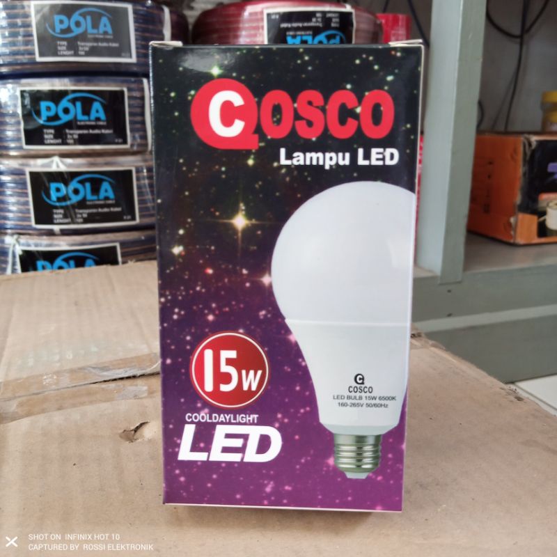Jual Lampu LED Cosco 5,7,9,12,15,18, dan 24 watt SNI | Shopee Indonesia
