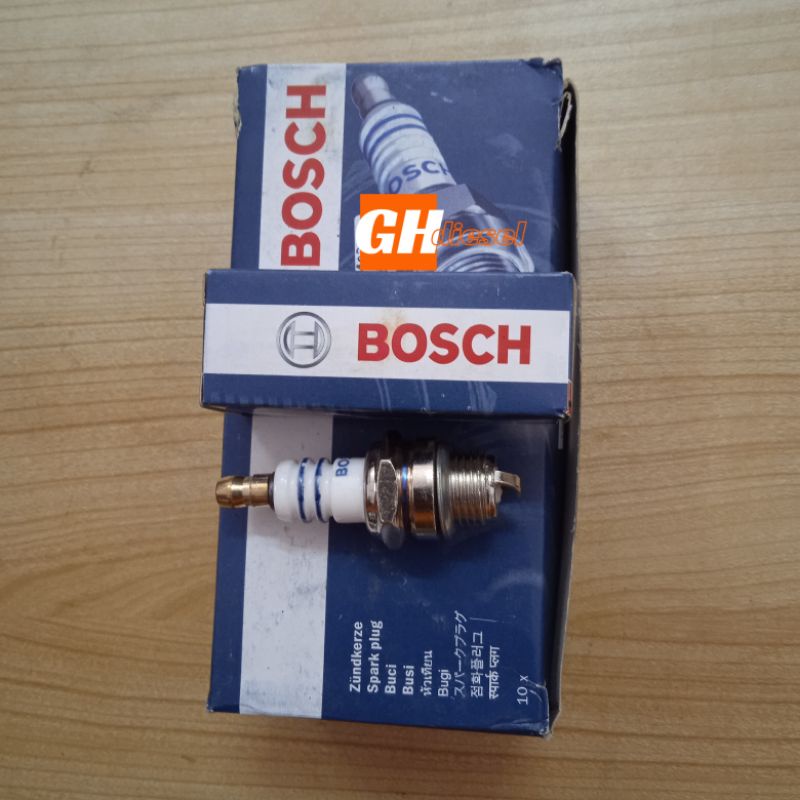 Jual Busi spark plug potong rumput 2 tak WS7F merk Bosch | Shopee Indonesia