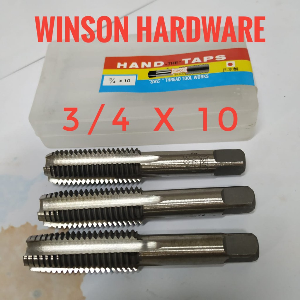 Jual Handtap SKC 3/4x10 BSW | Hand Taps Mata Tap 3/4 x 10 SKC | Shopee Indonesia