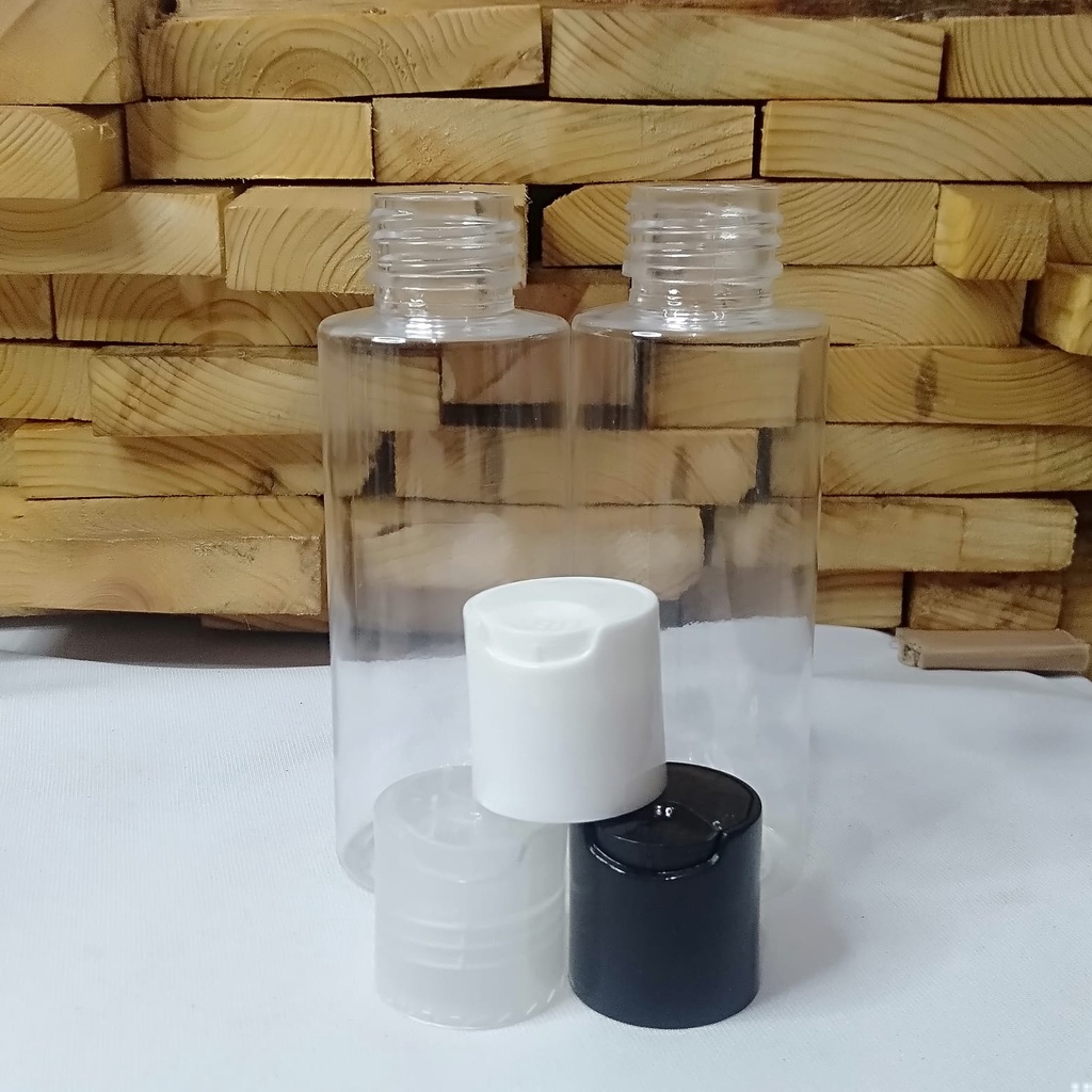 Jual Botol RF 100ml Natural Cap Presstop Neck 24MM | Shopee Indonesia