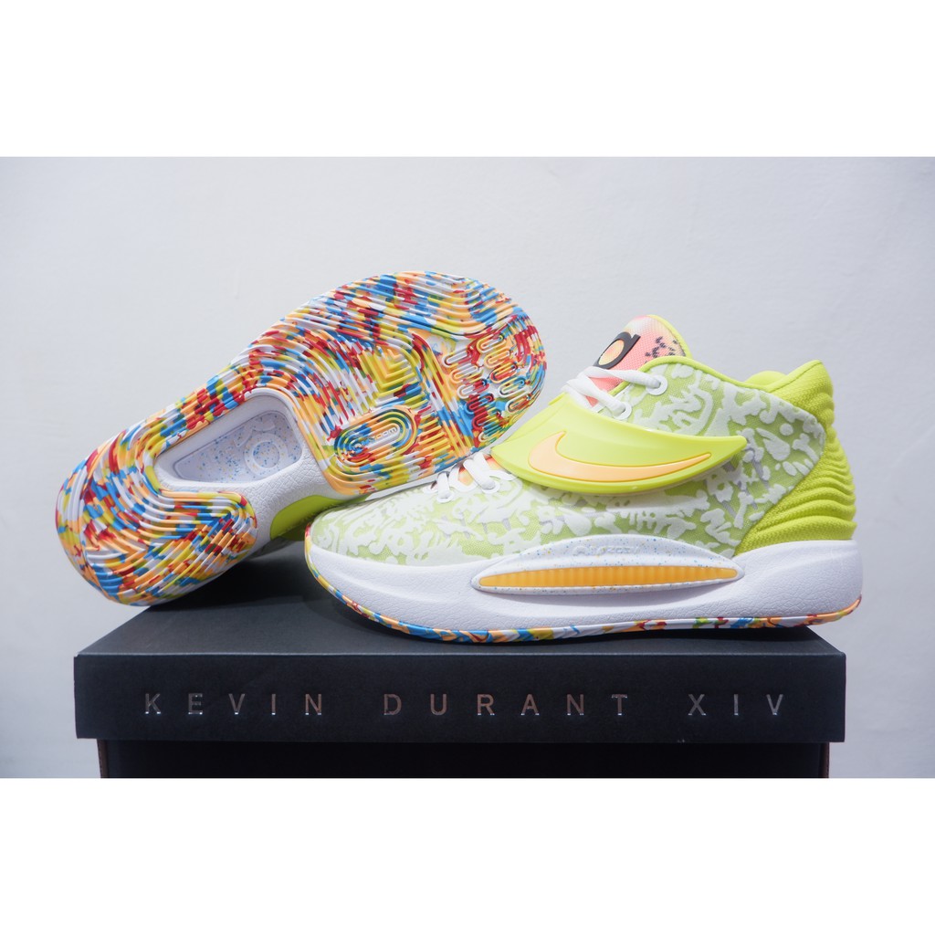 Jual SEPATU BASKET NIKE KD 14 HIGH EP LIME GREEN | Shopee Indonesia