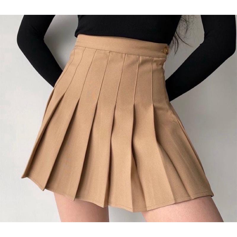 Jual Rok Pendek Wanita Rok Mini Tennis Skirt Rok Korean Style Rok Korea ...