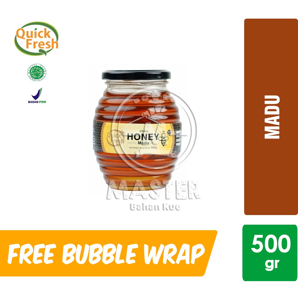 Jual Quick Fresh Honey / Madu Murni Asli [Toples Kaca 500gr] | Shopee ...