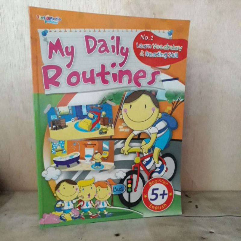 Jual Buku Keterampilan Anak - My Daily Routines (No.1 Learn Vocabulary ...