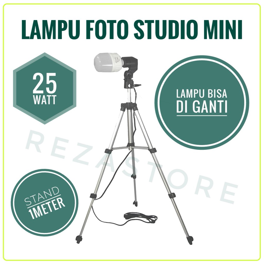 Jual Paket Lampu Foto Studio Mini 25 Watt Murah Lighting Foto Produk By ...
