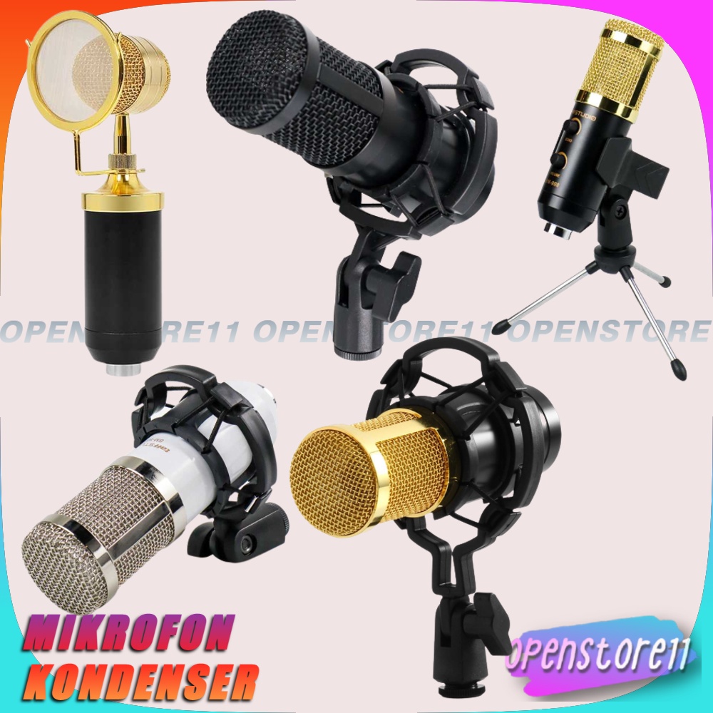 Jual Mikrofon Kondenser Mic Condenser Microphone Studio Musik Vocal ...