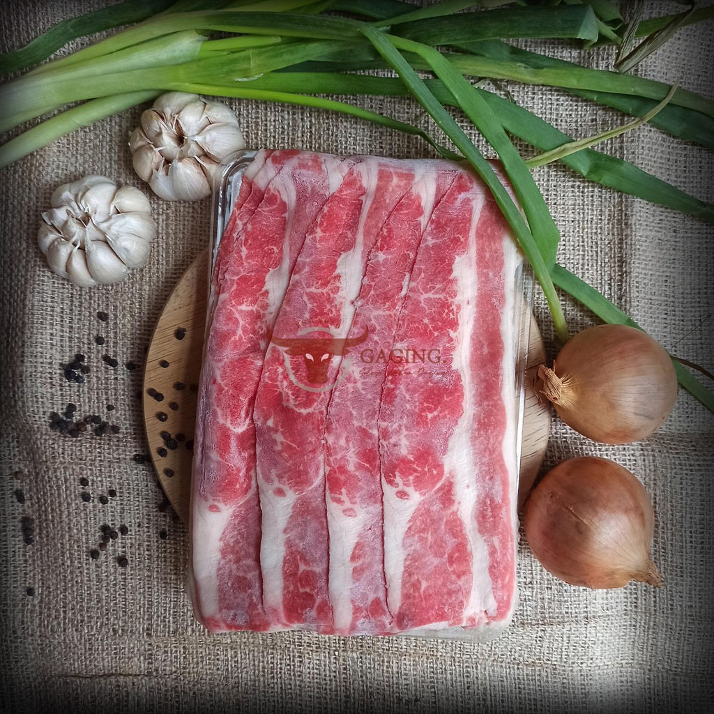 Jual Daging Sapi Slice Shortplate (USA) / Beef Slice Yoshinoya -Lampung ...