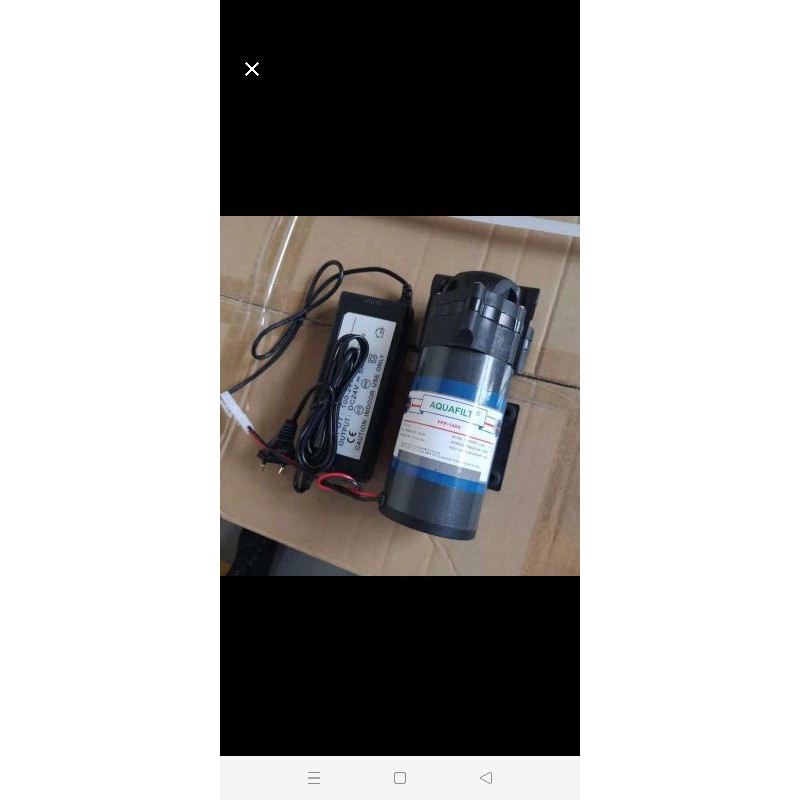 Jual pompa ro 24v 5A booster Pump ro 400gpd dan 500gpd | Shopee Indonesia
