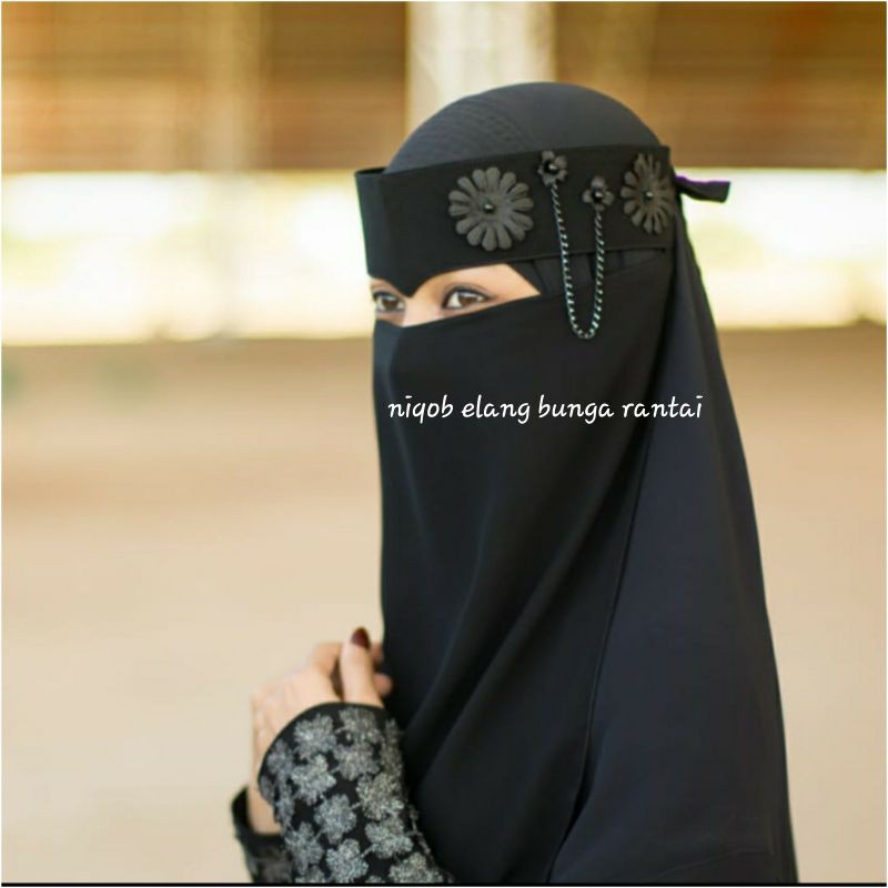 Jual Niqab Bandana Niqab Cadar Niqab Yaman Cadar Bandana Niqob Viral ...