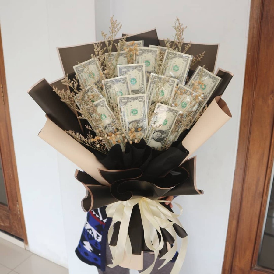 Jual Buket Uang Dollar Asli Hadiah Wisuda Hadiah Ulang Tahun | Dollar ...
