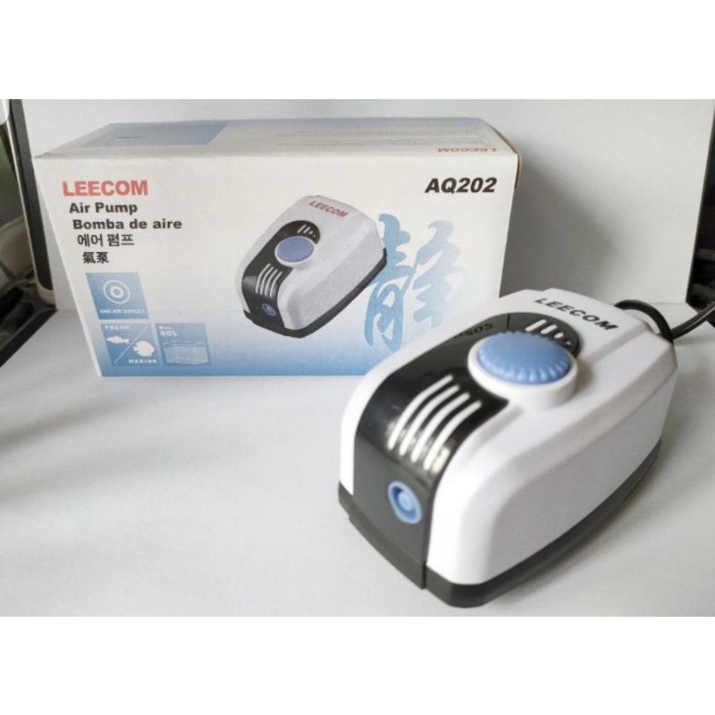 Jual Leecom AQ202 AQ 202 aerator 1 lubang pompa udara aquarium super silent | Shopee Indonesia