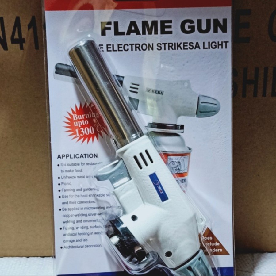 Jual Kepala Portable Gas Torch Flame gun Las Butane Blow Torch Api Jet | Shopee Indonesia