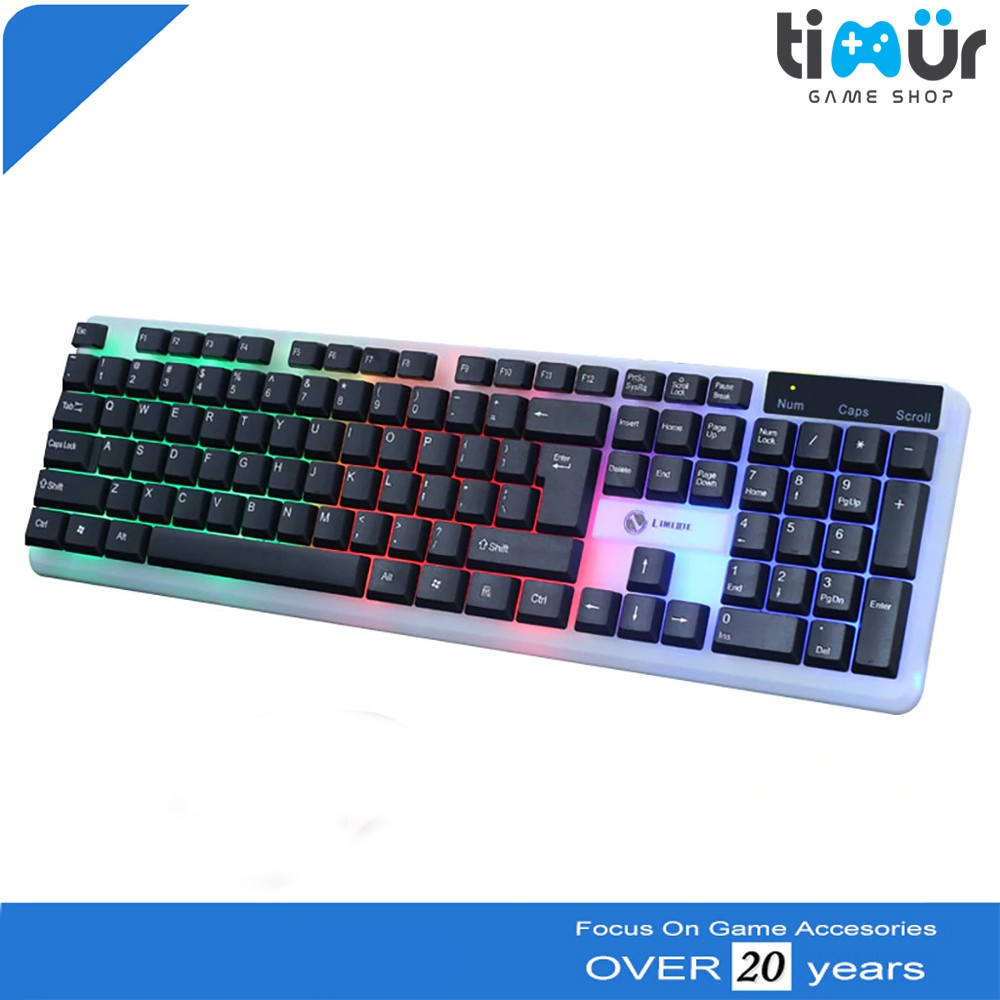 Jual Gaming Keyboard PC Metal Multicolor Backlight LED TX30/11 Limeide ...