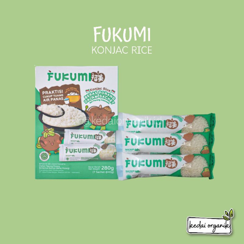 Jual Fukumi Beras Porang Kemasan 40gr | Shopee Indonesia