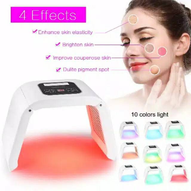 Jual Pdt light 10 warna omega light led mask makser topeng led 10 colour | Shopee Indonesia