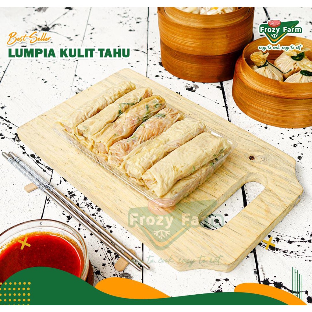 Jual DIMSUM FROZEN LUMPIA KULIT TAHU(PREMIUM) ISI 12/ PACK HALAL ...