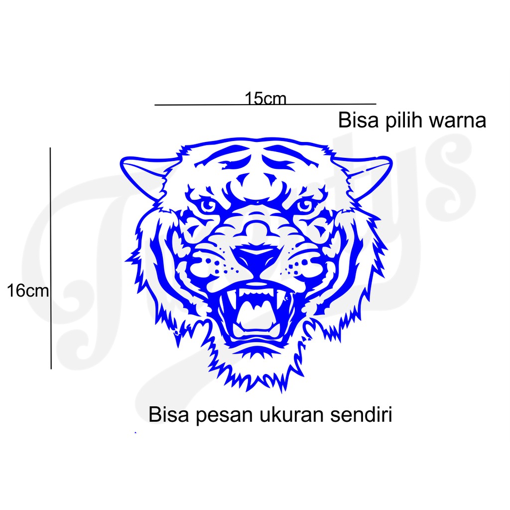 Jual STIKER MACAN STICKER CUTTING BISA DITEMPEL DIMANAPUN | Shopee ...