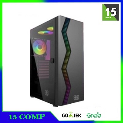 Jual Simbadda Battleground 205 RGB Tempered Glass Mid Tower Gaming ...