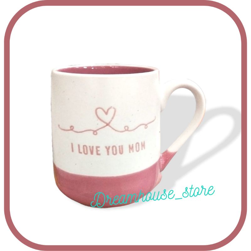 Jual Muh Jumbo l Mug I Love Mom l Mug estetic | Shopee Indonesia