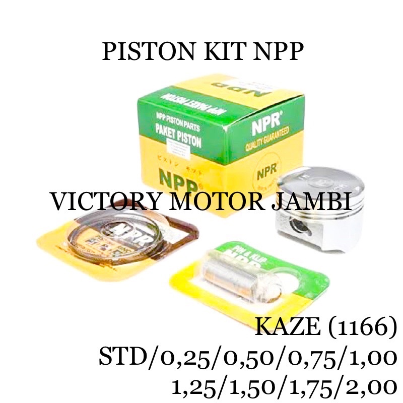 Jual PISTON KIT KAZE 1166 STD-2,00 NPP | Shopee Indonesia