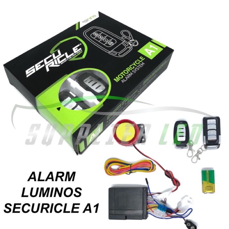 Jual Alarm Motor Universal Luminos 9 NINE A1 Securicle NEW GEN | Shopee Indonesia