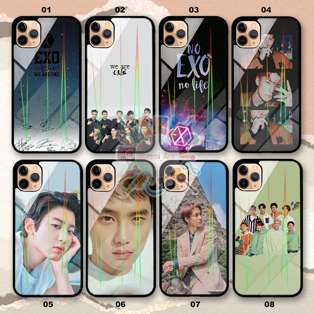 Jual DA CASE CASING SOFTCASE EXO CUSTOM GLASS KACA KILAT AURORA ALL ...
