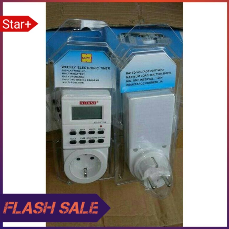 Jual Stop Kontak Timer Digital Programmable Kitani Timer Digital Kitani ...