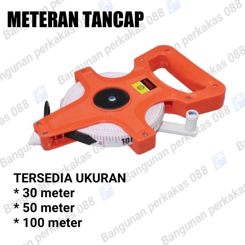 Jual METERAN TANCAP VARIAN 30M, 50M, 100M/METERAN ROLL/METERAN TANAH MURAH/METERAN BULAT BAGUS ...